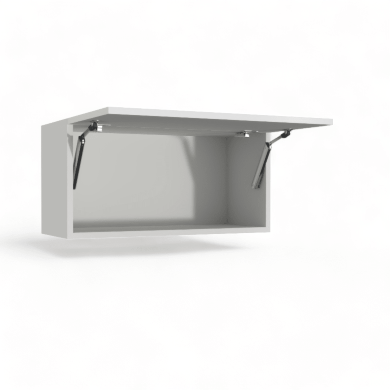 Super Matte Deep Blue 36x21 Horizontal Lift Up wall Cabinet - RTA